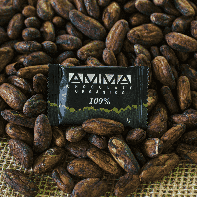 Chocolate 100% Cacau Orgânico Amma Chocolate 5g - Boomi