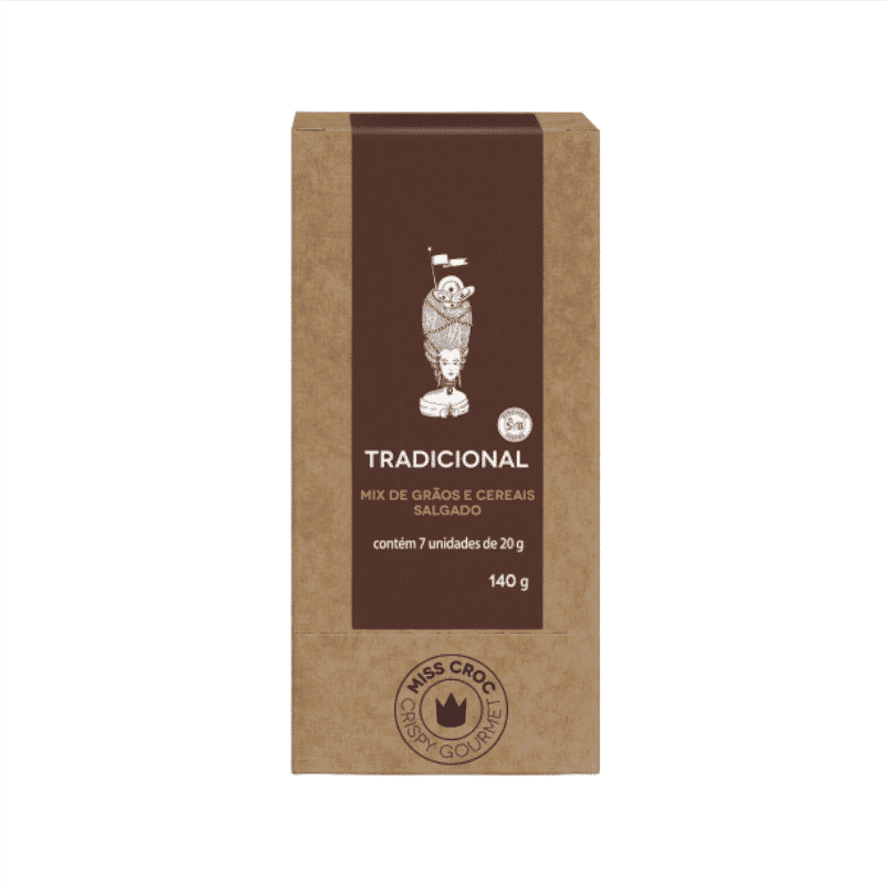 Granola Crispy Tradicional Sem Glúten Pack Miss Croc 140g - Boomi