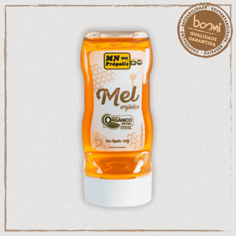 Mel Puro Orgânico Bisnaga MN Food 280g - Boomi