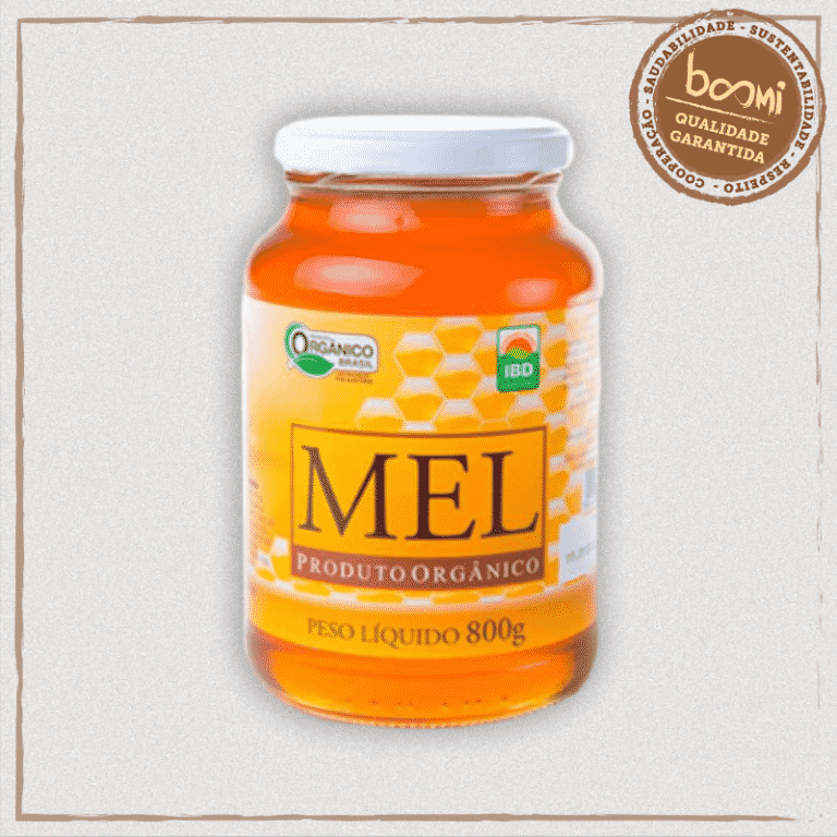 Mel Puro Orgânico Vidro MN Food 800g - Mercearia - Boomi
