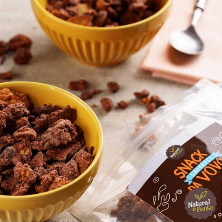Snack Saudável da Vovó Vegano Sem Glúten Natural e Ponto - Boomi
