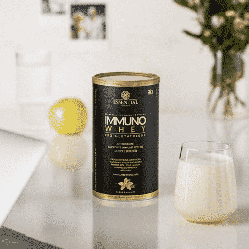 Immuno Whey Pro-Glutathione Vanilla Essential Nutrition 375g - Boomi