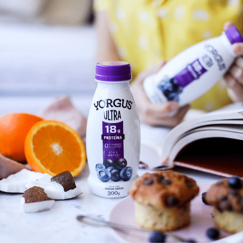 Iogurte Ultra Açaí e Mirtilo Zero Lactose Yorgus 300g - Boomi