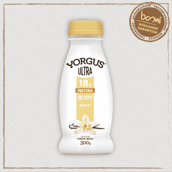 Iogurte Ultra Baunilha Zero Lactose Yorgus 300g - Boomi