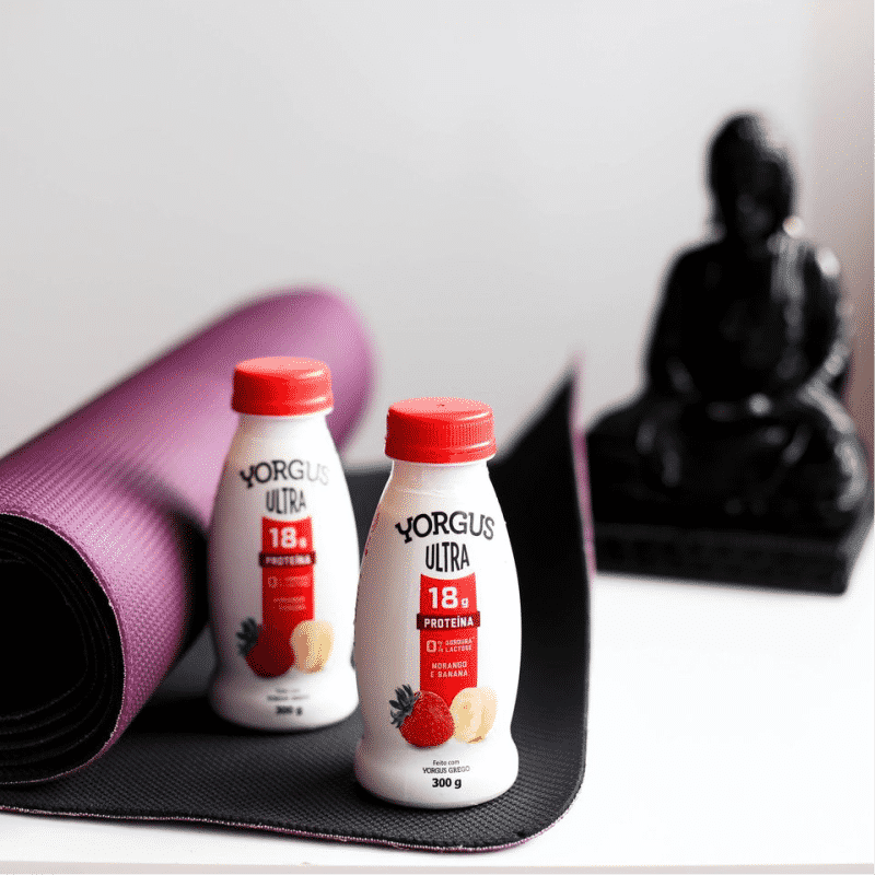 Iogurte Ultra Morango e Banana Zero Lactose Yorgus 300g - Boomi