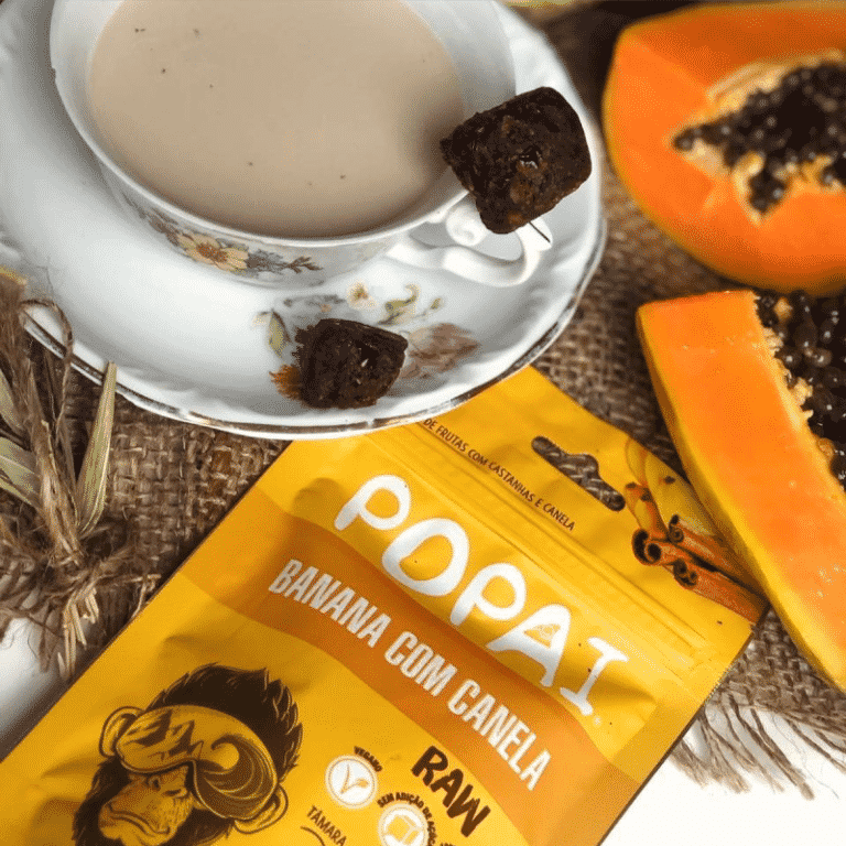 Snack de Banana com Canela Vegano Sem Açúcar Popai 60g - Boomi