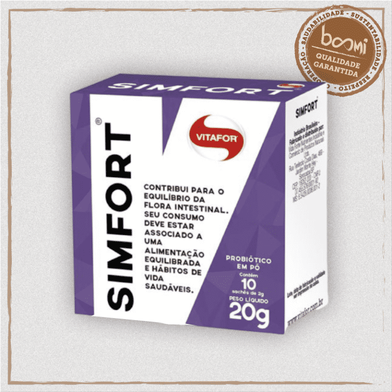 Simfort Probiótico com 5 Espécies 2g Vitafor 10 Sachês - Boomi