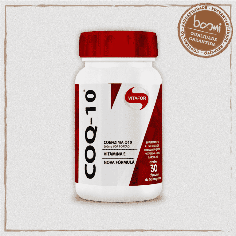 Coenzima Q10 CoQ10 Vitafor 30 Cápsulas - Boomi